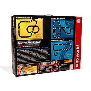 Auto World Tokyo Midnight Underground 16' Racing Slot Race Set