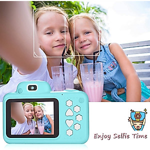 GIENEX Kids Camera Girls Toy Birthday Gift 2.4 Inch1080P Toddler Camera Portable Toy for 3 4 5 6 7 8 Year Old Video Children Digital Camera for 3-10 Year Old Girl
