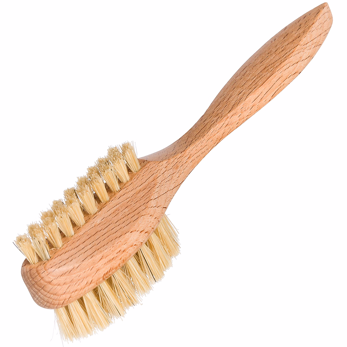 Redecker Natural Pig Bristle Nail Brush with Oiled Beechwood Handle, 6-3/4-Inches