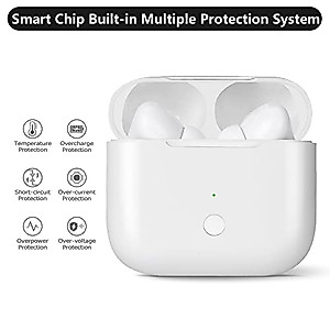 Charging Case Replacement Compatible with Air Pod Pro - Wireless Air Pod Pro Charging Case Only Wired & Wireless Charger Case with Bluetooth Pairing Sync Button, No Earbuds