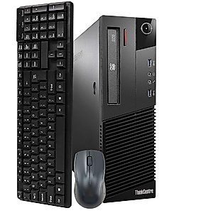 Lenovo ThinkCentre M93P Small Form Computer Desktop PC, Intel Core i5 3.2GHz Processor, 16GB Ram, 512GB M.2 SSD, Wireless Keyboard & Mouse, WiFi | Bluetooth, Windows 10 Pro (Renewed)