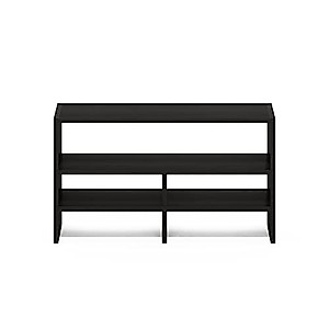 Furinno Hermite Desk Top Organizing Shelf Bookcase, Espresso