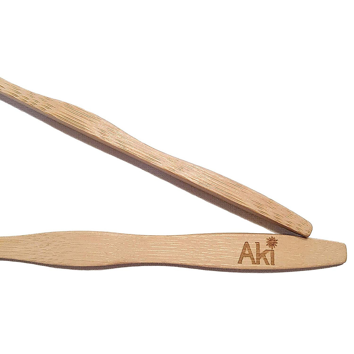 Bamboo Toothbrush 4-Pack Medium Multi-Colored Bristles Family Pack Biodegradable by Aki NEW