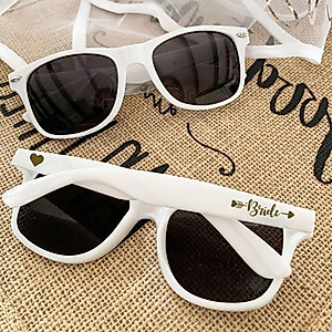 BachpartyGifts 10 Pairs Bridesmaid Gifts Sunglasses Bachelorette Party Favors Decorations For Women.