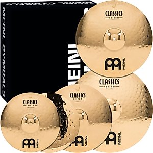 Meinl Cymbals CC-141620+18 Classics Custom Bonus Pack Cymbal Box Set with 18" Crash
