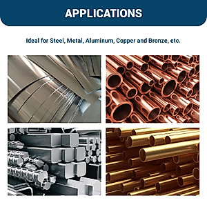 Benchmark Abrasives High-Speed Steel Step Drill Cone Bits for Hole Drilling in Metal, Wood, Plastic, Multi-Size Hole Cone Stepped Bit for Sheets of Metal, Aluminum, Copper - (1/8" - 1/2")