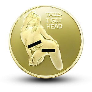 Commemorative Coin Sexy Stripper Sexy Woman Pin Up Good Luck Heads Tails Challenge Coin Souvenir - Gift for Men