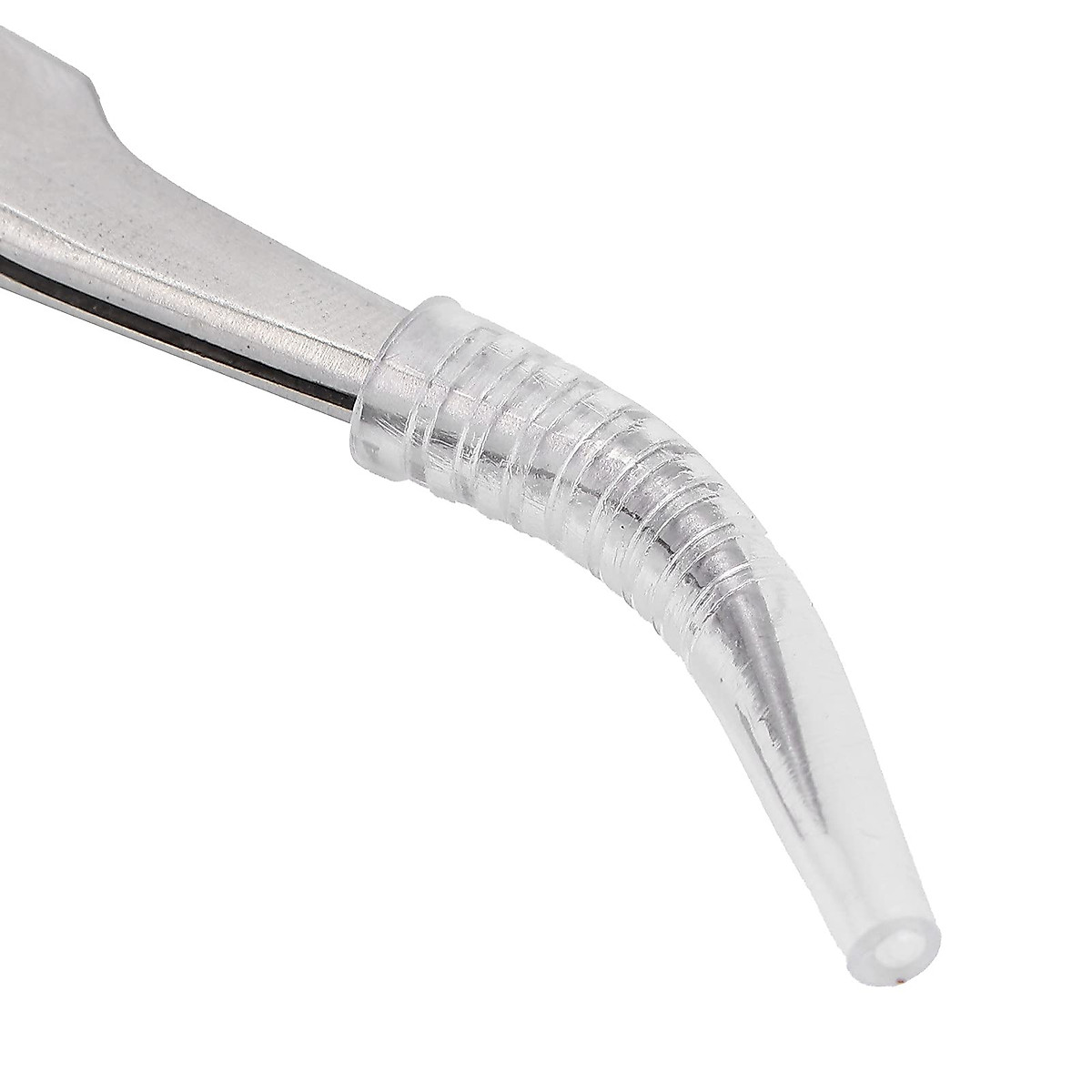 Non‑Slip Tweezers, Tweezers Reusable Tweezers Tip Cover Design Thickened Silicone Design for Eyelashes Grafting Tweezers