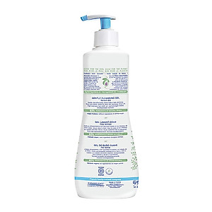 Mustela Baby Gentle Cleansing Gel - Baby Hair & Body Wash - with Natural Avocado fortified with Vitamin B5 - Biodegradable Formula & Tear-Free â€“ 25.35 fl. oz. (Pack of 1)
