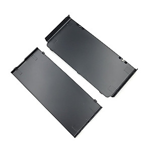 For New 3DS Version Front Back Faceplate Plates Upper & Back Battery Housing Shell Case Cover (Black)