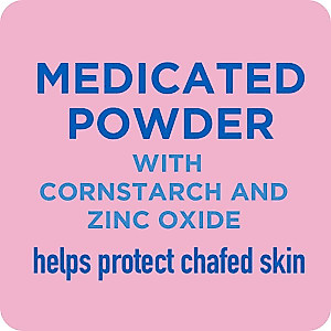 Caldesene Medicated Protecting Powder with Zinc Oxide & Cornstarch-Talc Free, 5 Ounce (4 Pack)