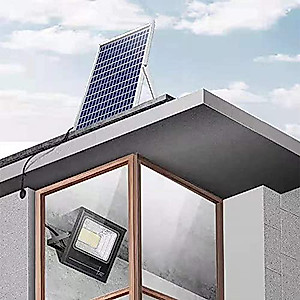 N / B Solar Lights Outdoor, 98 Large Lamp Beads, Intelligent Lighting Control, Energy Saving and Waterproof, with Remote Control, for Home, Garden, Yard, Patio