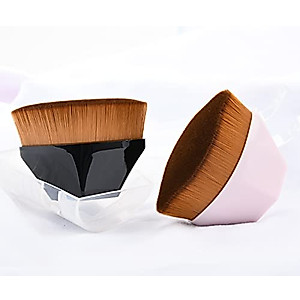 Petal-Shaped Foundation Brush, GODR7OY Foundation Makeup Brush, Suitable for Mixed Liquid, Cream or Flawless Powder Cosmetics, Multifunctional Makeup