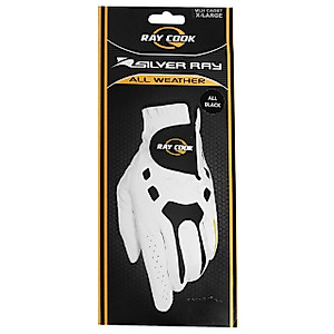 Ray Cook Golf MRH Silver Ray All Weather Glove Black Small