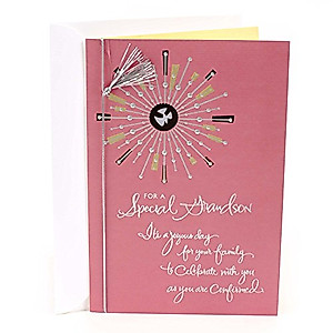 Dayspring Confirmation Card for Grandson (It's a Joyous Day)