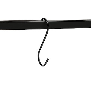 Outdoor Grill Cart,Double Shelf Dining Cart, New Upgraded Stainless Steel Double Shelf Movable Cooking Cart with Side Handle,Flattop Stand Trolley for Kitchen, Outside Backyard Patio (Black)