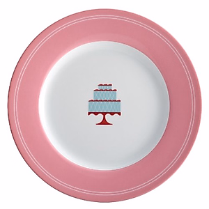 Cake Boss Serveware Dessert Plate Set, 4 Piece, Print