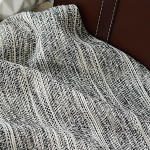 XMTXZYM 2 Meter Striped Yarn Dyed Jacquard Fabric Women's Dress Bag Decorative Sewing Fabric