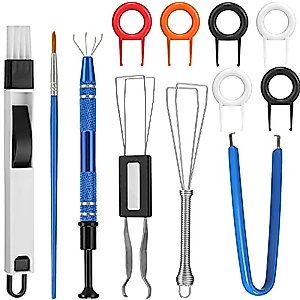 Keyboard Lube Switch Puller Kits Key Cap Remover Tools Mechanical Switch Opener for Mechanical Keyboard Removing Fixing Cleaning