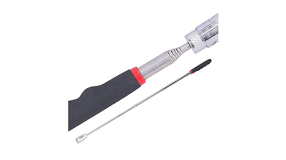 Magnetic Pickup Tool with LED Lights - Telescoping & Flexible