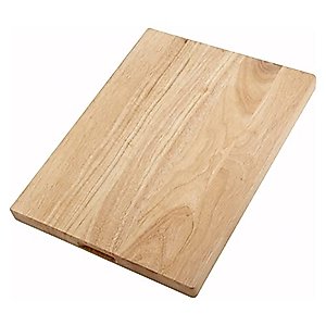Winco Heavy-Duty 1.75" Thick Wood Cutting Board, 18" x 30", Natural Wood