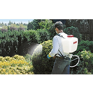 SOLO 425 4-Gallon Piston Backpack Sprayer, Wide Pressure Range up to 90 psi