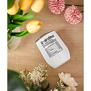 Heartfelt Grandma Tumbler - 12oz - Best Grandma Ever Tumbler - Best Grandma Gifts - Grandma Mug - Grandma Birthday Gifts - First Time Grandma Gifts from Granddaughter, Grandson, Grandkids