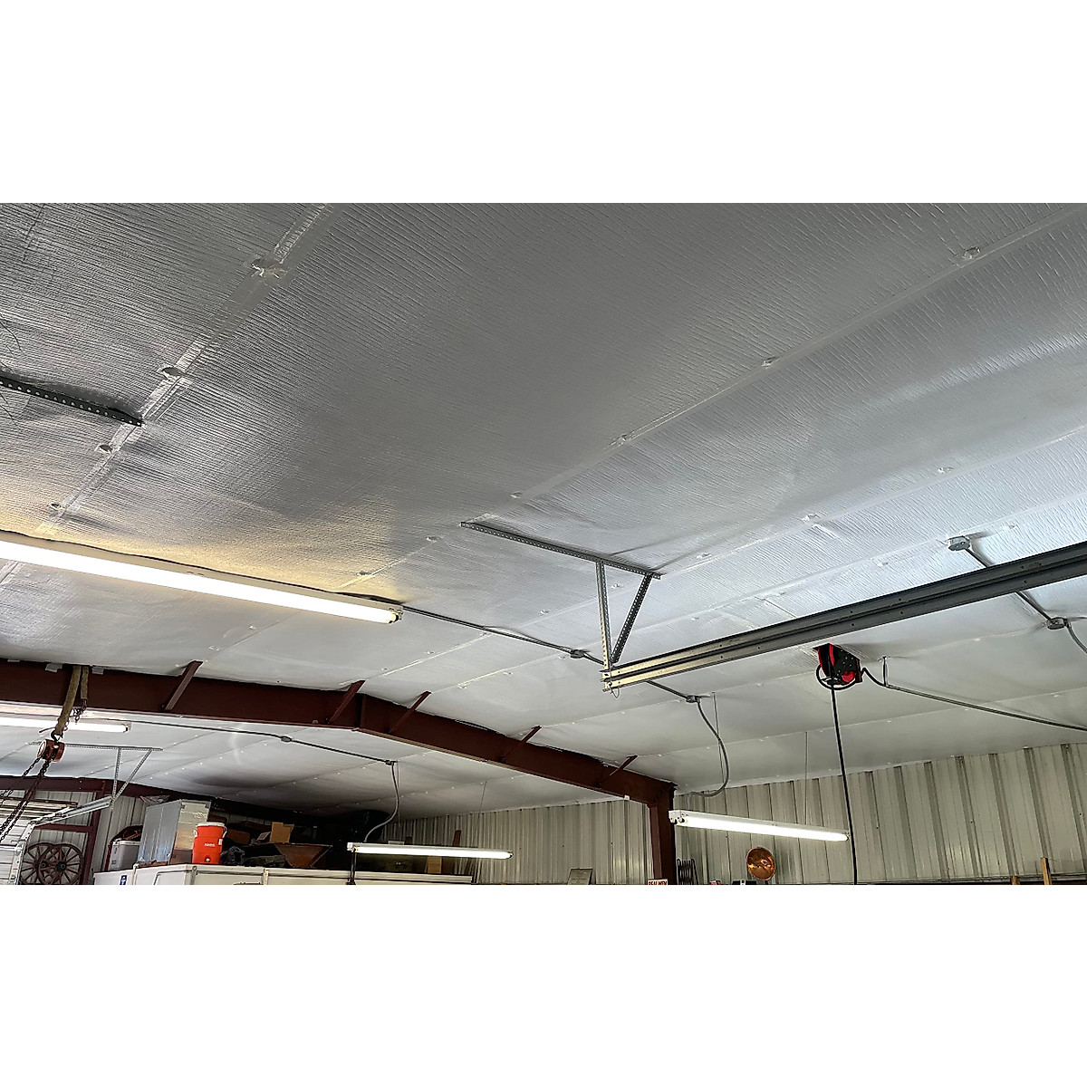 BlueTex Insulationㅤ 3" Wide x 180' Long White Vapor Barrier Seam Tape - 1 Roll, Waterproofing & Great for Crawlspaces, Insulation Repairs, Underlayment Seams, Metal Building Insulation Seams