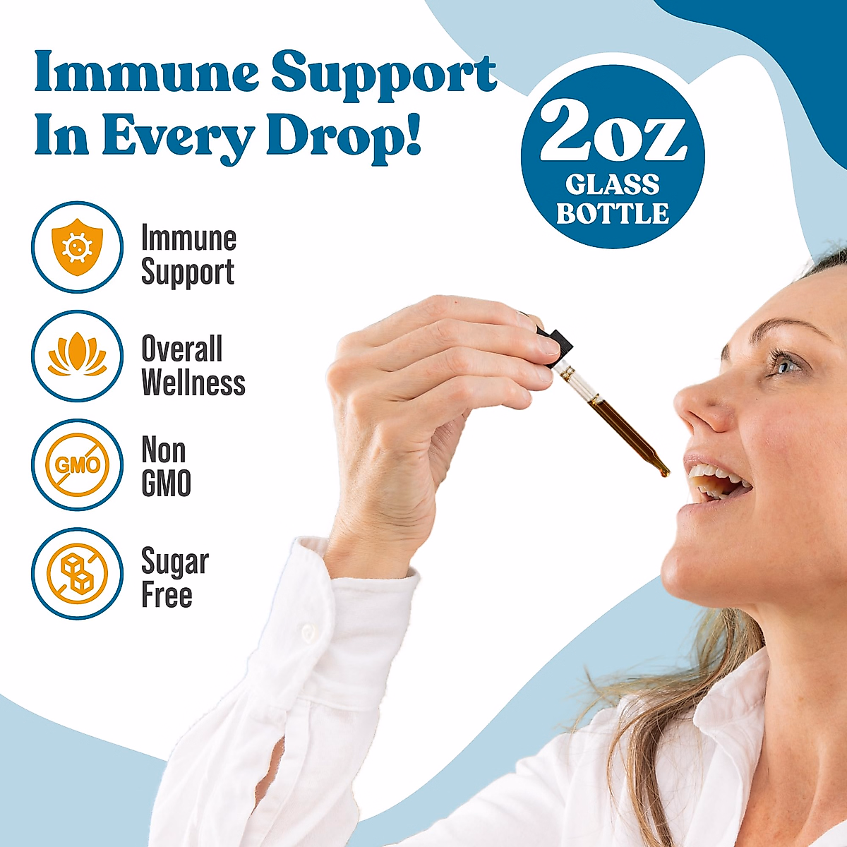 MunoMax - Advanced Immune Support Supplement - Liquid Delivery for Better Absorption - Echinacea, Astragalus, Reishi, Goldenseal, Elderberry & More!