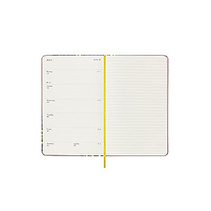Moleskine Limited Edition Frida Kahlo 12 Month 2023 Weekly Planner, Hard Cover, Large (5" x 8.25"), Pink