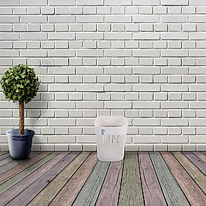 Cabilock 1pc Garbage Can Black Bathroom Trash Kitchen Trash Can Trash Can Bedroom Under Sink Trash Can Rainbow Trash Can Wall Mounted Desk Trash Basket Wicker White Old Fashioned Pp Girl