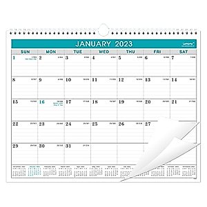 Calendar 2023 - 12 Monthly Wall Calendar 2023 from January 2023 to December 2023, 2023 Calendar with Julian Date, 14.75 x 11.5 Inches, Thick Paper for Organizing