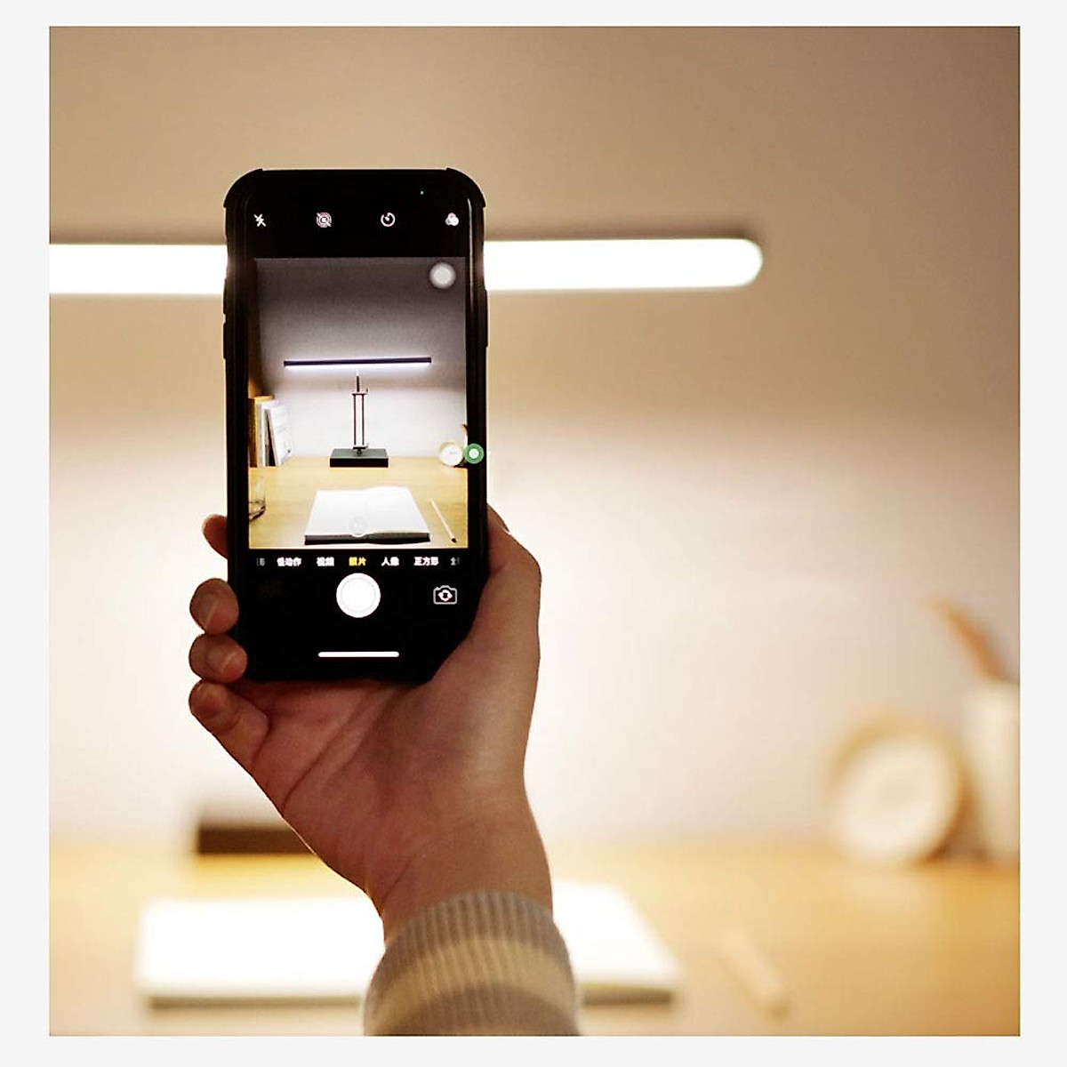 WYH Exquisite LED Lamp LED Desk Lamp 10W Eye-Care Dimmable Light 3000mA Architect Table Lamp Touch Control Study Reading Office Black Durable Table Lamp (Color : Black)