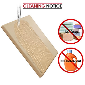 Unicook Extra Large Pizza Stone 18 Inch, Square Baking Stone for Oven and Grill, Heavy Duty Bread Pizza Pan, Thermal Shock Resistant Cooking Stoneware