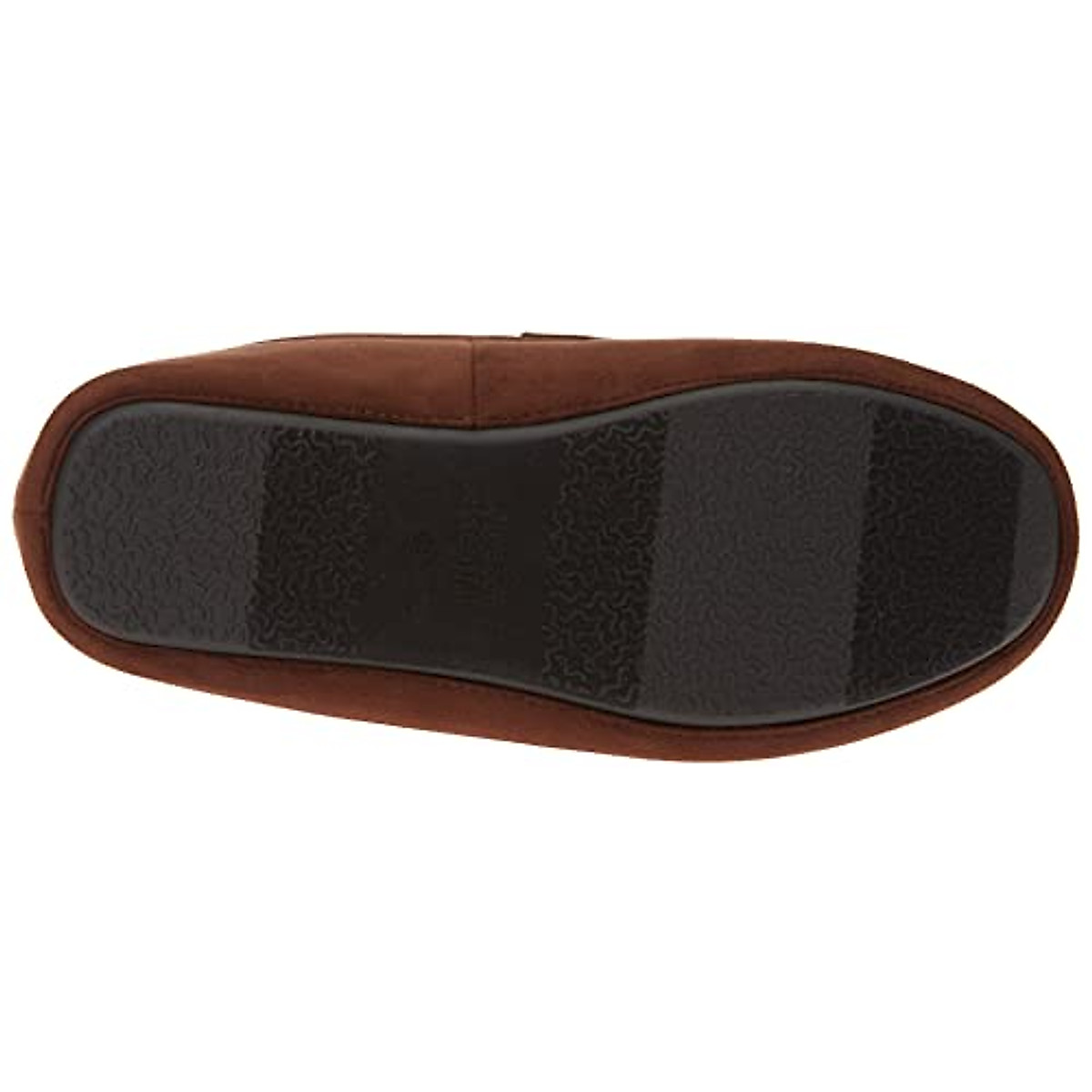 Amazon Essentials Men's Moccasin Slipper, Dark Toffee Brown Microsuede, 9