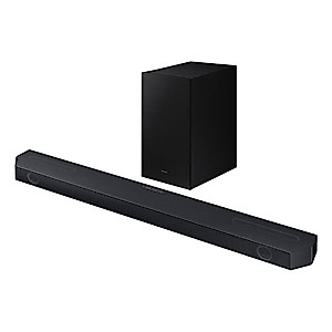 SAMSUNG QN55LS03BAFXZA 55 Inch The Frame 4K UltraHD Smart QLED TV with a HW-Q600C 3.1.2ch Soundbar and Subwoofer with Dolby Atmos (2022)(USED)