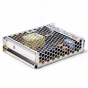 DrapeMania LRS-100-36 36V 2.8A 100W Single Output Switching Power Supply - 90.5% Efficiency, 85-264VAC Wide Input, Ultra Slim 1U, Reliable for Industrial Applications, Automation Systems