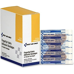 First Aid Only - G126 Fingertip Fabric Bandage, 40 Count