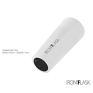 IRON °FLASK Classic Tumbler 2.0-2 Lids (Straw/Flip), Vacuum Insulated Stainless Steel Water Bottle, Double Walled, Drinking cup, Thermo Travel Mug - Rose, 32 Oz