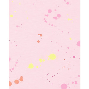 The Children's Place Baby 3 Pack and Toddler Girls Short Sleeve Fashion Top, Unicorn/Rose Mist/Paint Splatter 3-Pack, 3T