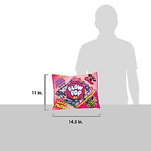 Charms Blow Pops 4 Flavor Assortment, includes Blue Razzbery, Black Cherry, What A Melon, & Extreme Lemonade Assortment, 80Count Bag, 80Count