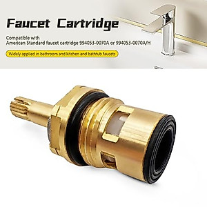 GOLACOD Bathroom/Kitchen/Bathtub Valve Cartridge Faucet Stem Fit for American Standard 2PCS Replaces 994053-0070A