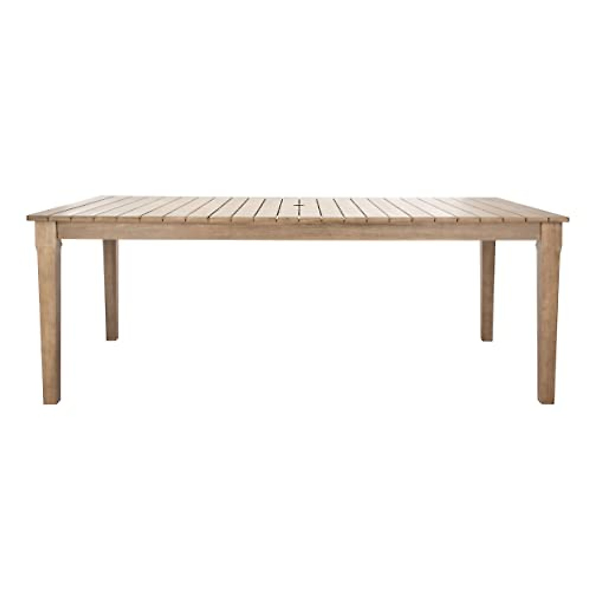 Safavieh CPT1017A Couture Dominica Natural Wooden Outdoor Patio Dining Table