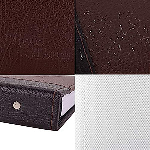 FaCraft 5x7 Photo Album 80 Photos Vertically,5x7 Photo Album Hold 80 Pictures for Family (80 Pockets)