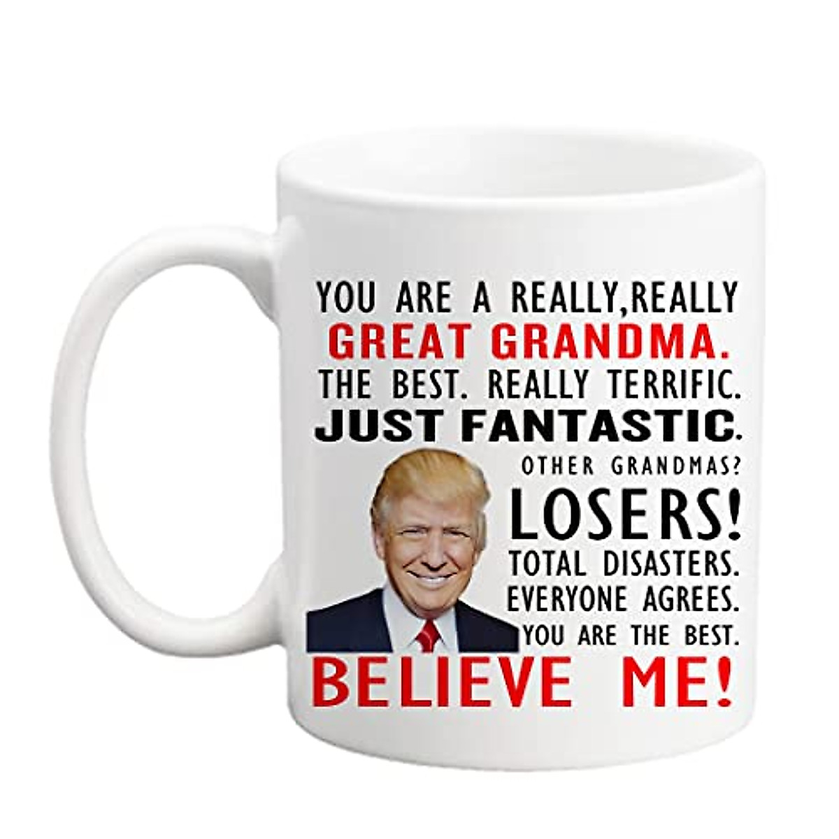 Qsavet Best Grandma Gifts, You Are A Great Grandma Coffee Mug, Birthday Christmas Retirement Mothers Day Gifts For Grandma, New Grandma Gifts,11oz Tea Cup Grandmother Gift From Daughter Son Grandkids