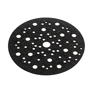 Mirka 9956 6-Inch diameter Abranet Grip Faced Pad Protector 5-Pack, Black