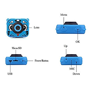 Underwater Camera for Kids, Digital Camera for Boys and Girls, Point and Shoot Digital Cameras for Students, Teens with LCD Screen, Full HD 1080p Rechargeable Electronic Mini Camera
