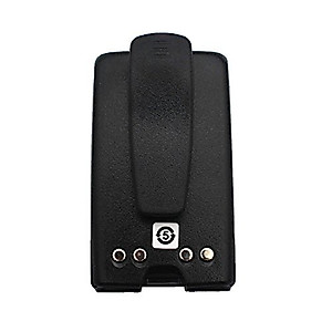 GoodQbuy 1800mAh 7.2V Ni-MH Replacement Two-Way Radio Battery is Compatible with Motorola Mag One BPR40 A8 PMNN4071 PMNN4071A PMNN4071AR + Belt Clip