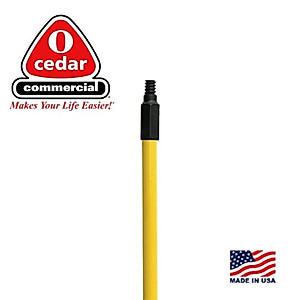 O-Cedar Commercial 96516 Quick Change Mop Stick, Fiberglass Handle , Yellow