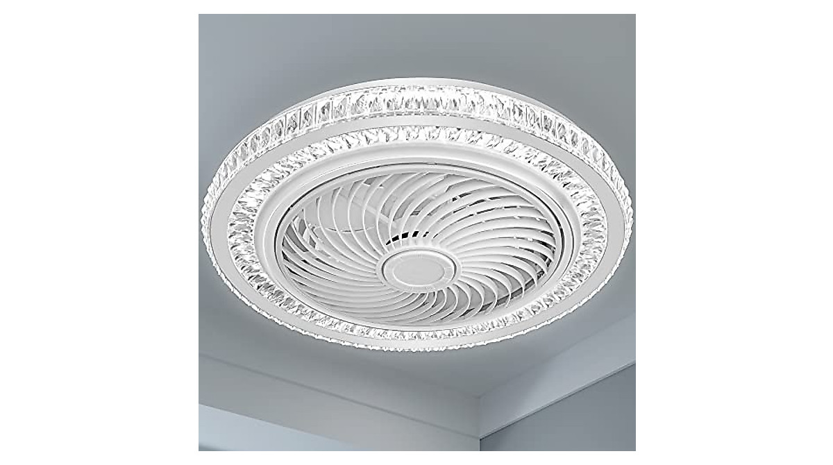 YITAHOME Bladeless Ceiling Fan with Light - Modern & Quiet